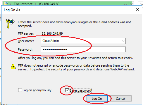 Setting up an FTP server on Windows Server 2016
